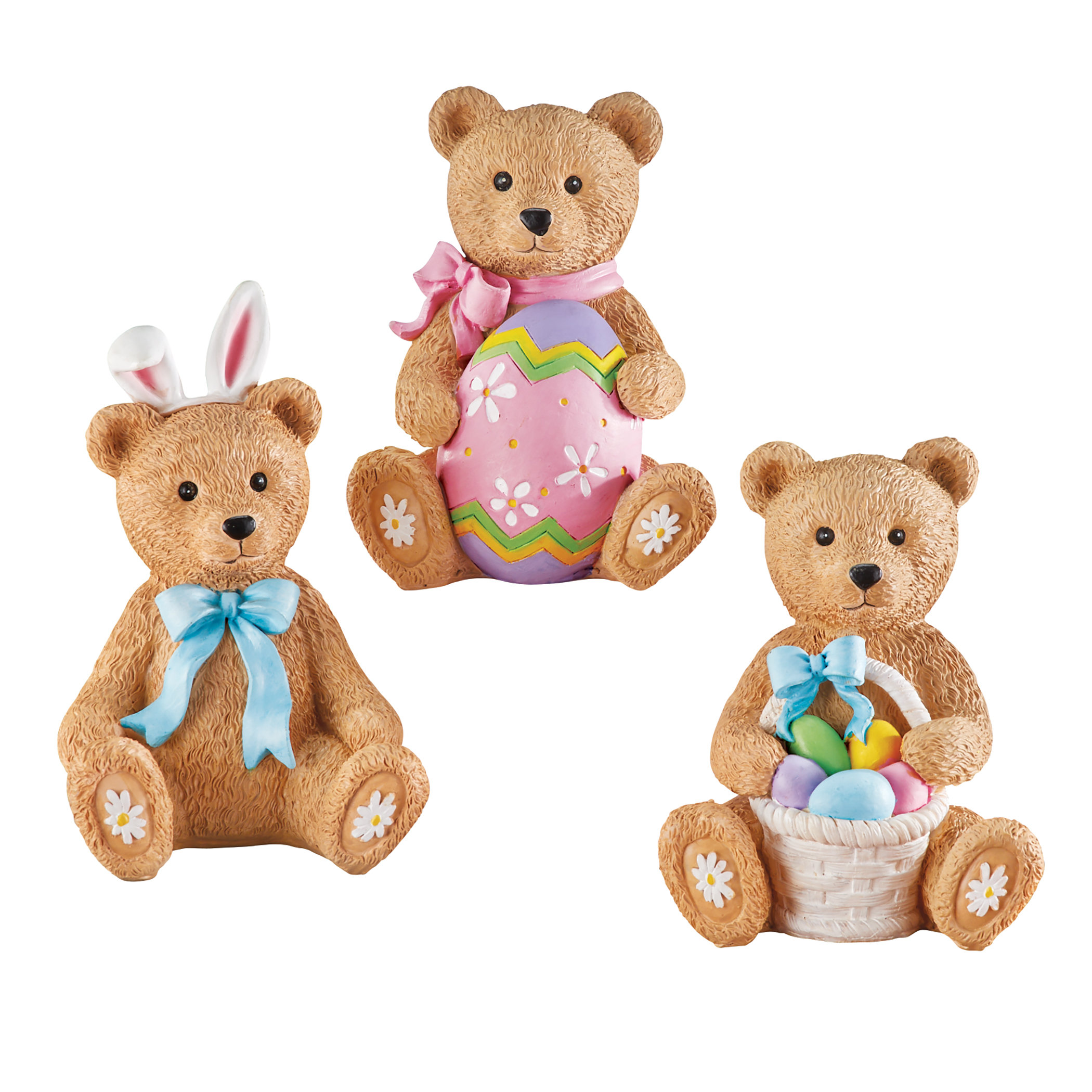 Ophelia & Co. Adorable Easter Bear Sitters - Set of 3 | Wayfair