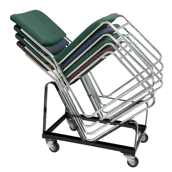 National Public Seating 8600 Series Armless Signature Stack Chair Dolly ...