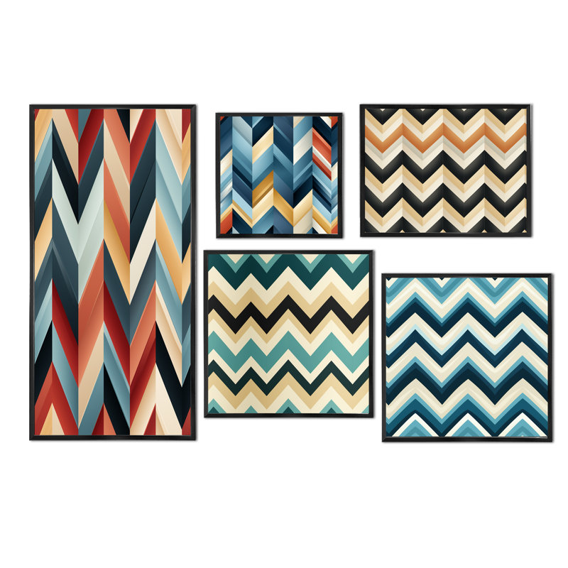 how to draw chevron pattern on canvas