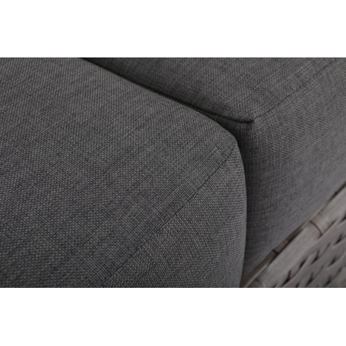 Brayden Studio® Kaiser 95'' Wicker Outdoor Patio Sofa & Reviews | Wayfair