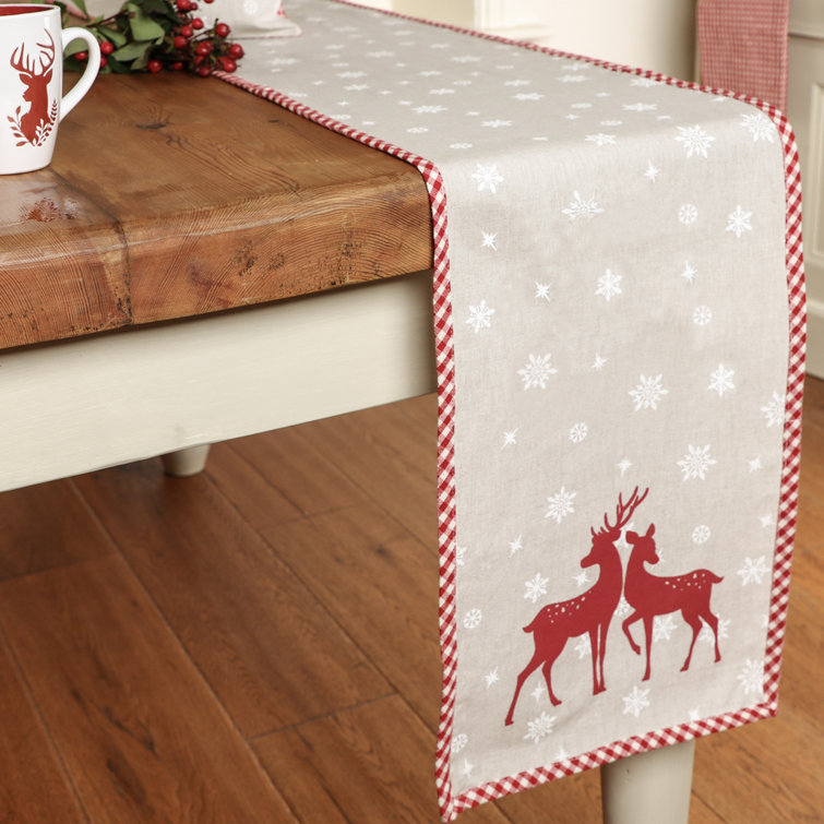 The Seasonal Aisle Blaze Double Stag Table Runner & Reviews | Wayfair.co.uk