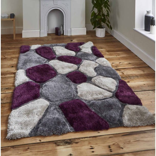 Foundstone Evelyn Hand Tufted Grey/Blue Rug & Reviews | Wayfair.co.uk