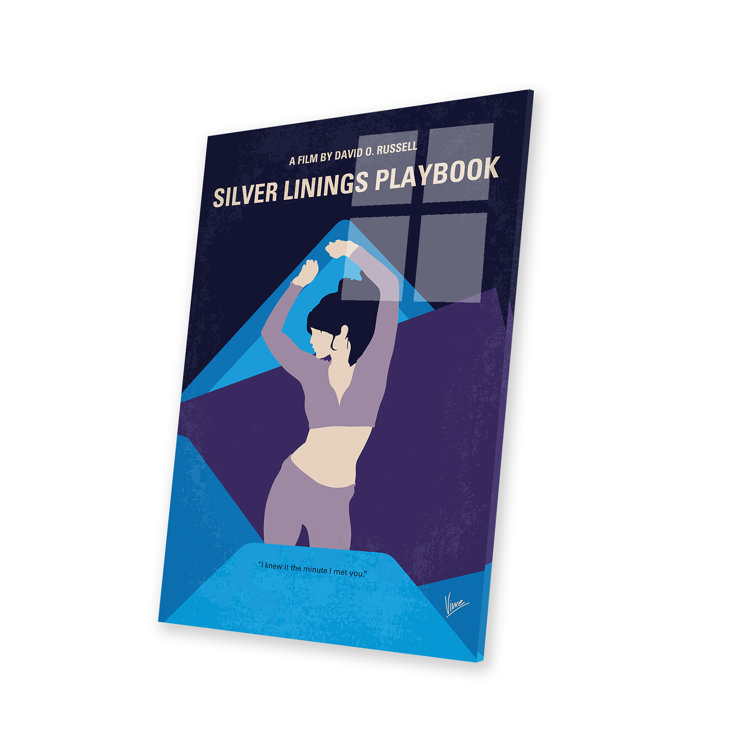iCanvas Silver Linings Playbook Minimal Movie Poster Print On Acrylic ...