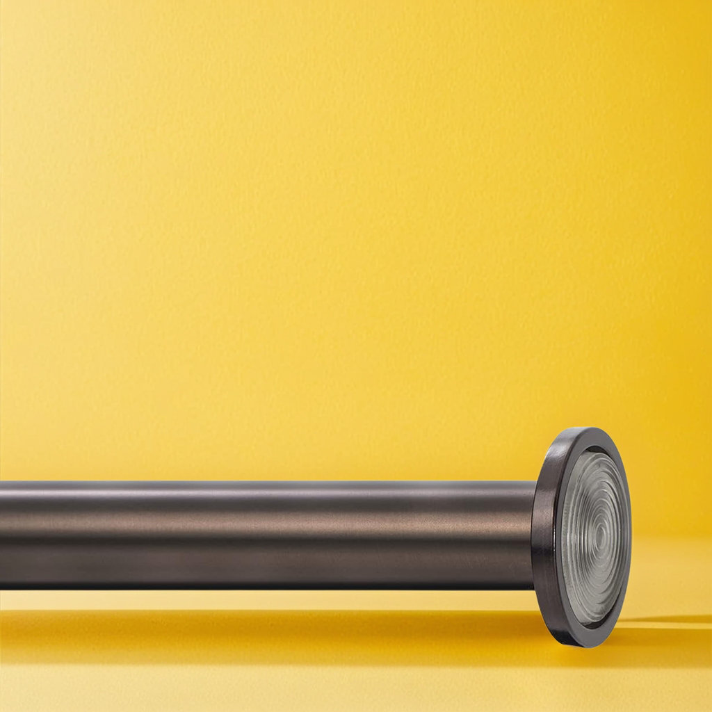 JJbaok Heavy Duty Tension Curtain Rod - Adjustable Spring Tension Rod ...