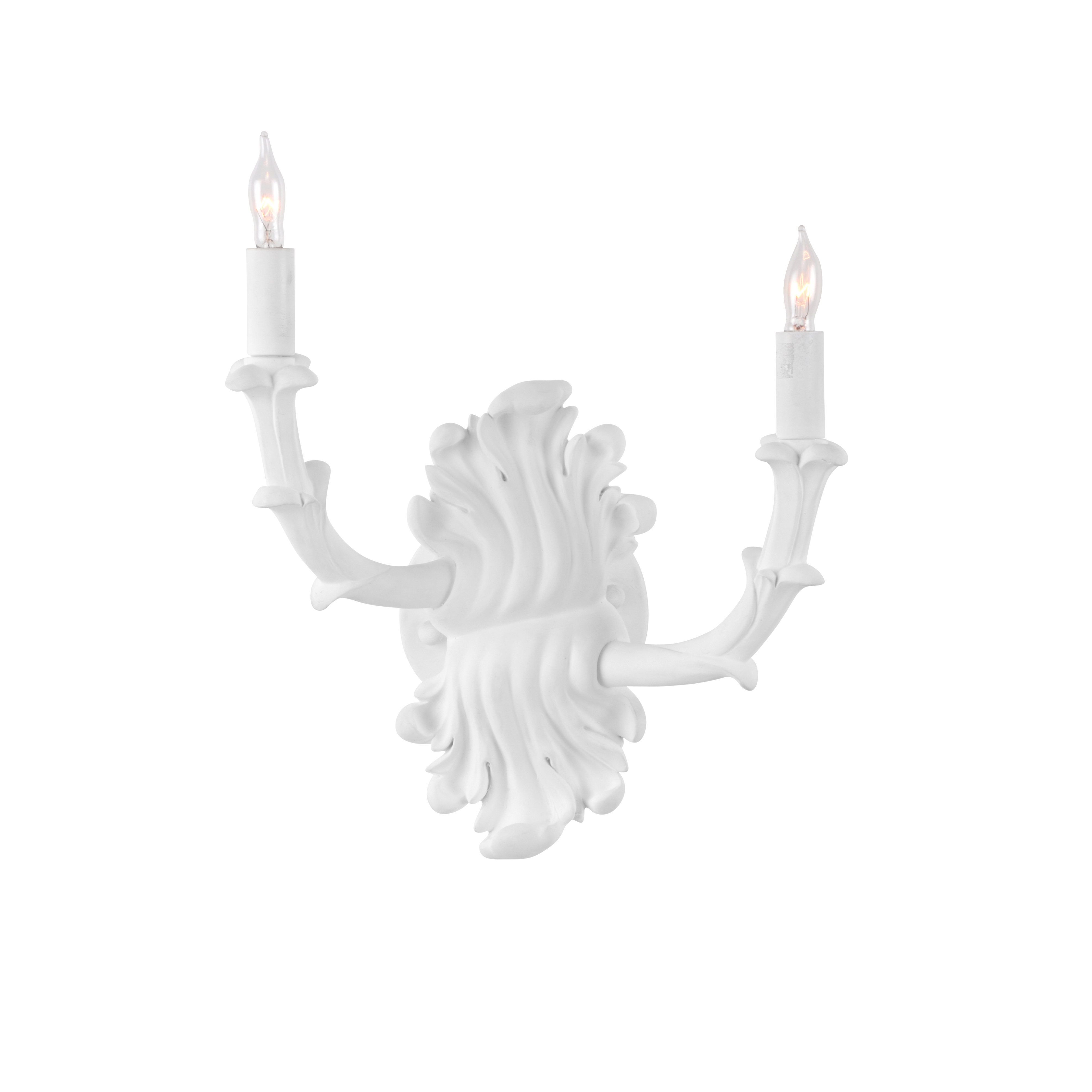 Wildwood Coastal Roche Composite Candle Wall Light | Wayfair