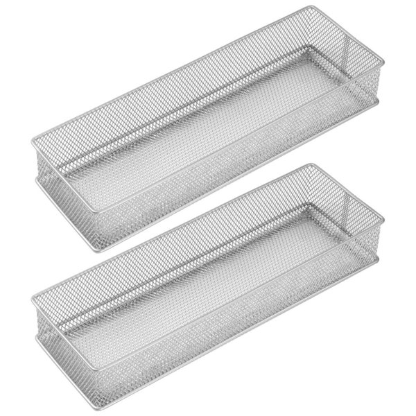 Rebrilliant White Mesh Desk Drawer Organizer Tray For Home And Office ...