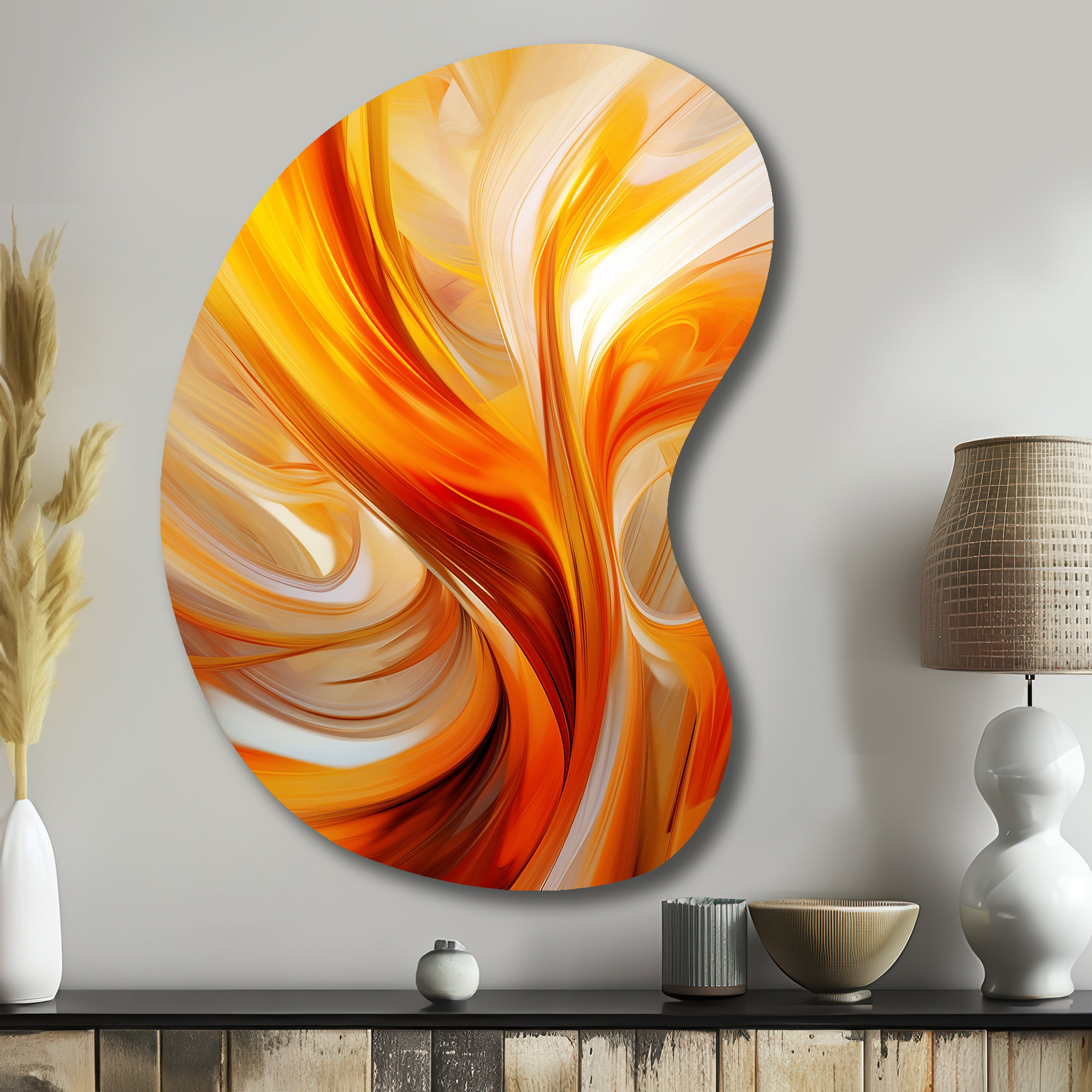 Design Art Orange Abstract Warm Fractal Design VII - Fractals Boom ...