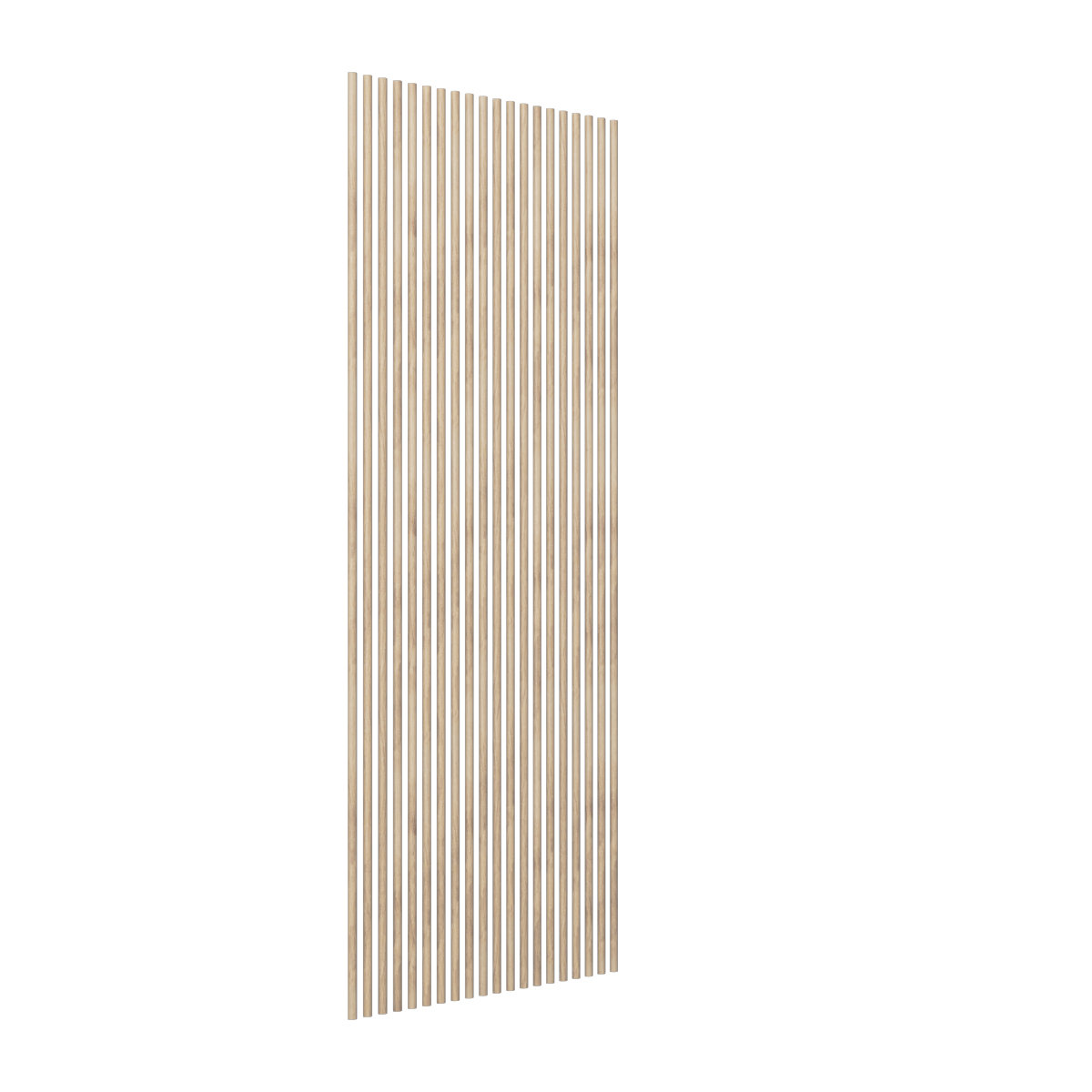Ekena Millwork Heritage Half Round Stain Grade Slat Wall Kit w/ 1"W x ...