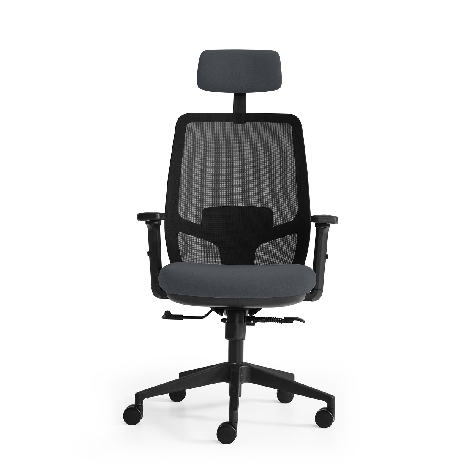 Inbox Zero Tami Manager Black (adjustable Arm-plastic Leg) | Wayfair
