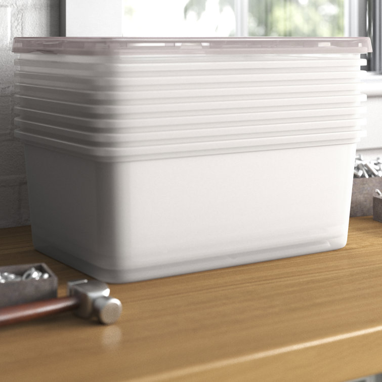 Wayfair Basics® Didmarton Snap Top Plastic Storage Box & Reviews | Wayfair