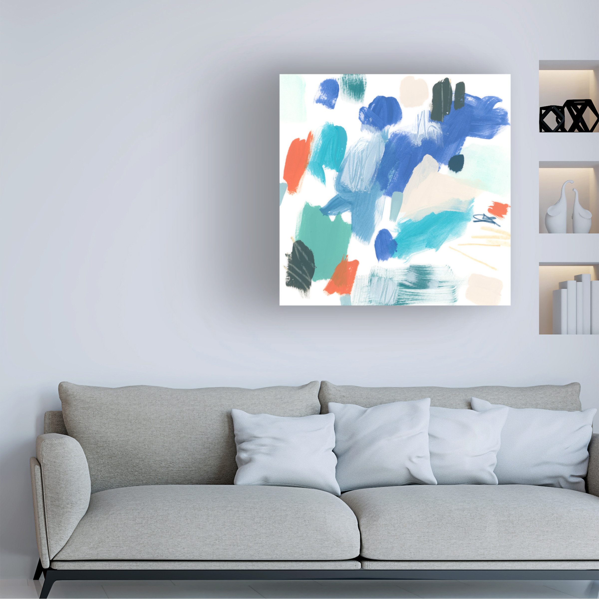 Wrought Studio™ Modern & Contemporary Color Curcuit IV On Canvas Print ...