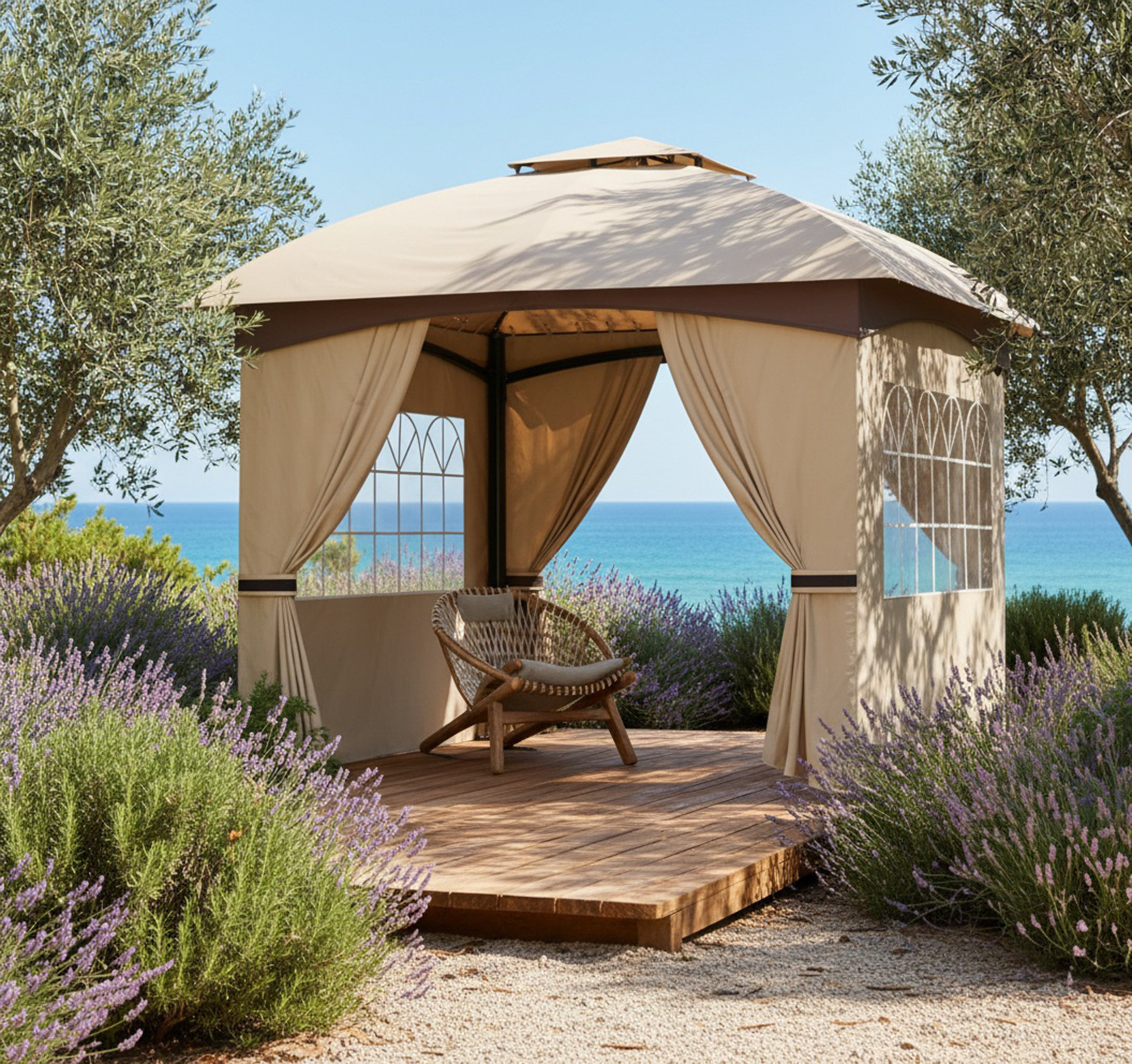 guangzhouweiminmaoyiyouxiangongsi Double Roof Patio Gazebo,Elegant ...