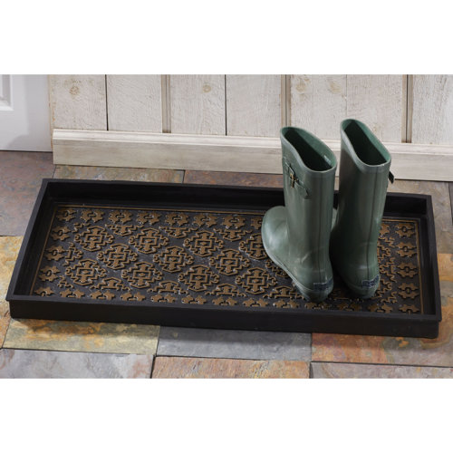 HFLT Colorado Rubber Boot Tray 34" x 14" | Wayfair