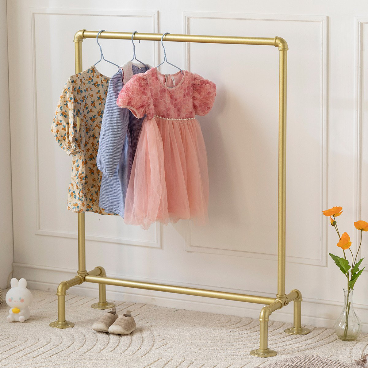 Everly Quinn Kids Clothing Racks,Child Dress Up Racks , Metal Pipes ...
