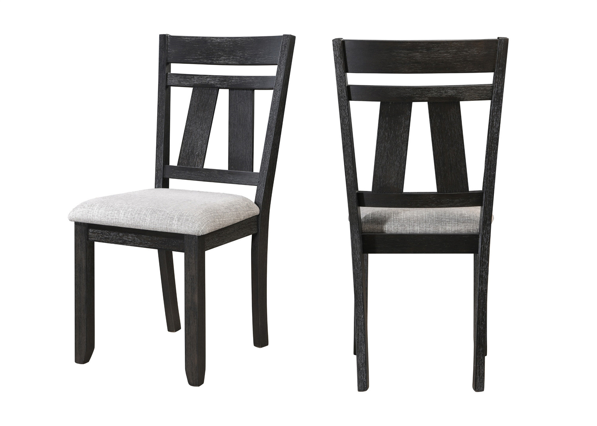Latitude Run® Cottage Style Dining Side Chair 2Pc Set Upholstered Seat ...
