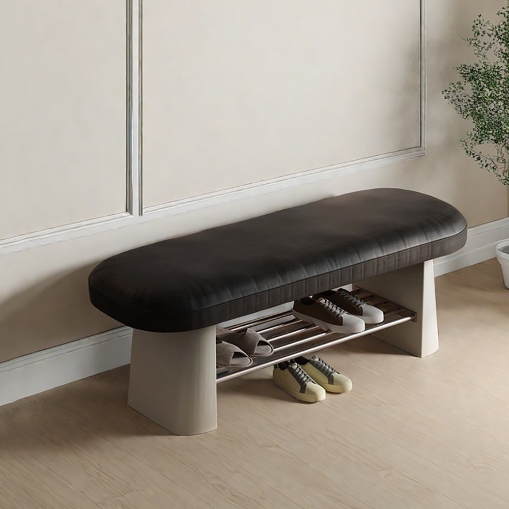 interanest 31.5 Shoe Changing Stool Shoe Storage Stool | Wayfair