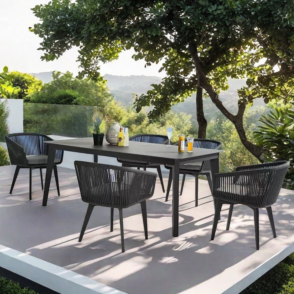 A Zoetic Home Sintered stone dining table set | Wayfair