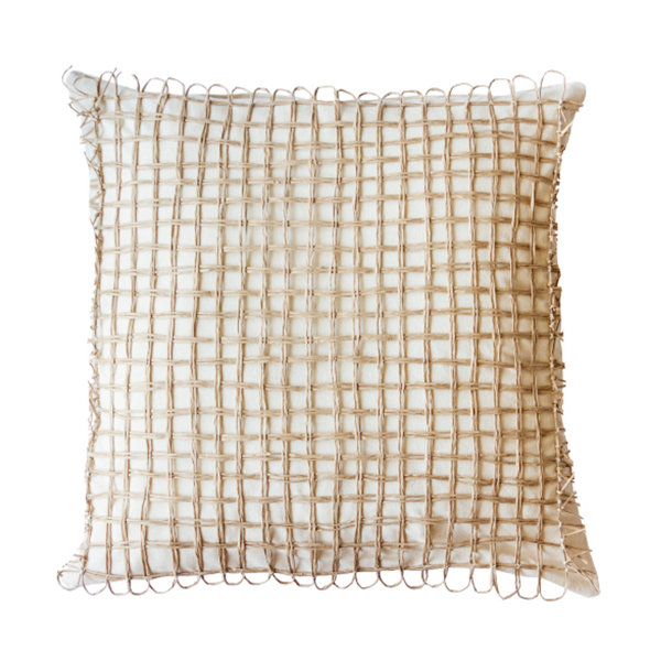 Catavento Punta Square Jute Pillow Cover | Perigold