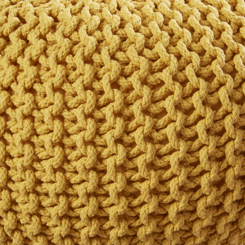 Mistana™ Grimes 20" Wide Round Pouf & Reviews | Wayfair