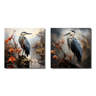 Winston Porter Grey And Blue Heron At The Pond I - Heron Wall Art ...