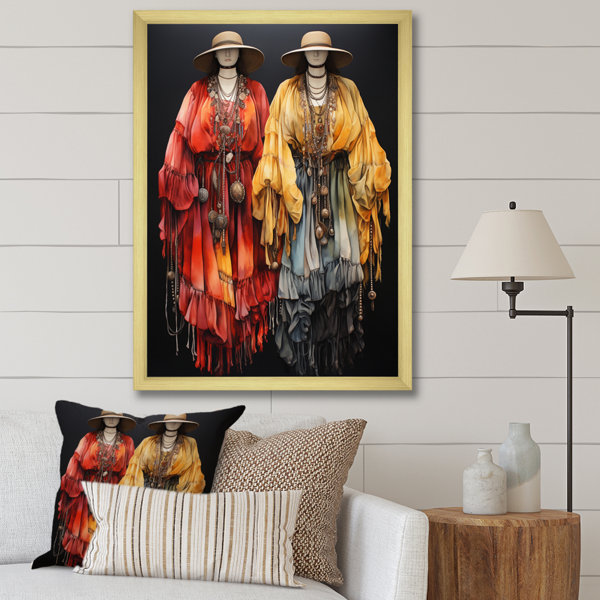 Red Barrel Studio® Lethco Bohemian Boho Chic On Canvas Print | Wayfair