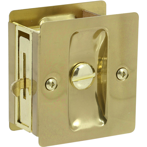 Delaney Hardware Privacy Pocket Door Lock & Reviews | Wayfair