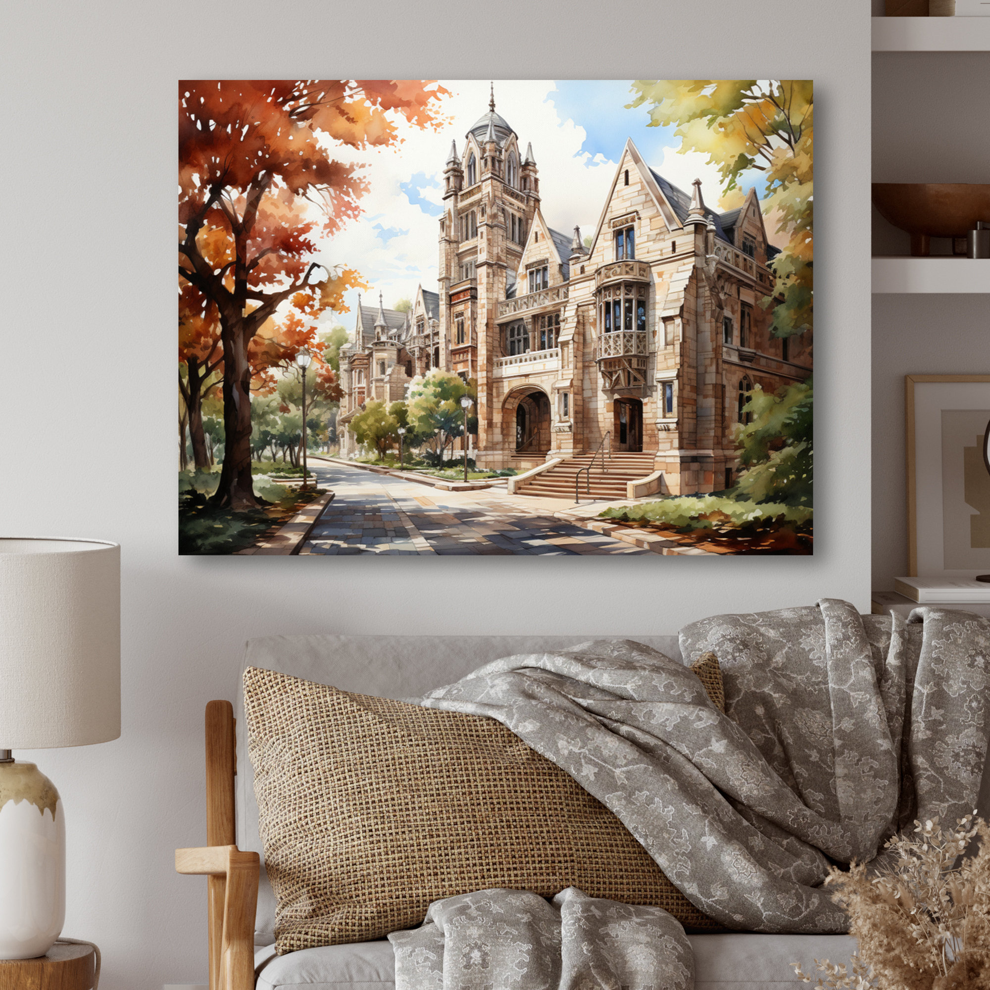 Red Barrel Studio® College University Buildings Academic III ...