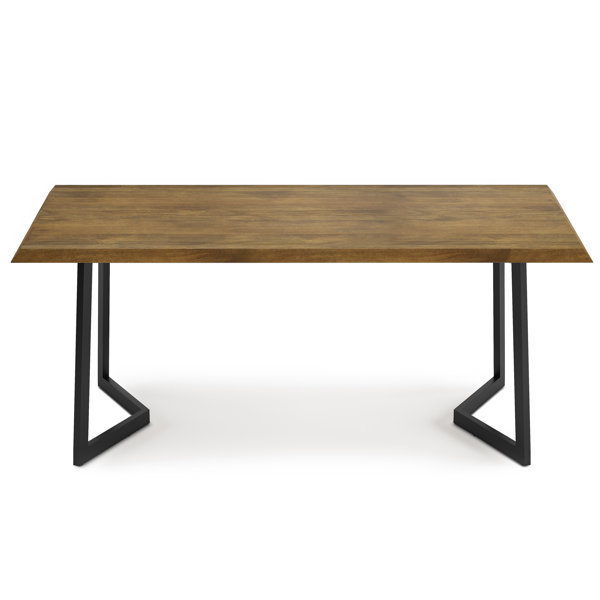 Foundry Select Prunty Metal Base Dining Table | Wayfair