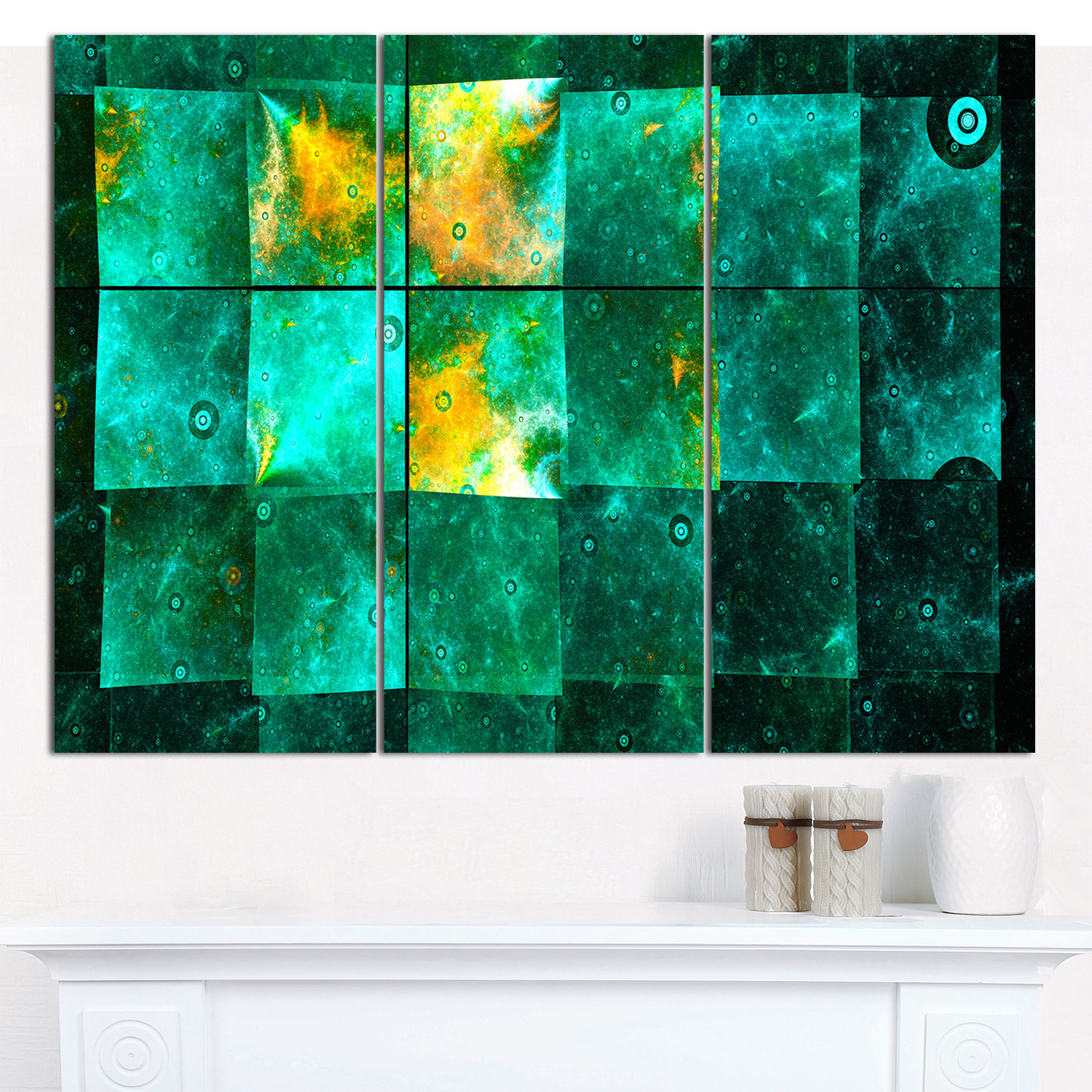 Design Art 'Astrological Space Map' Graphic Art Print Multi-Piece Image ...