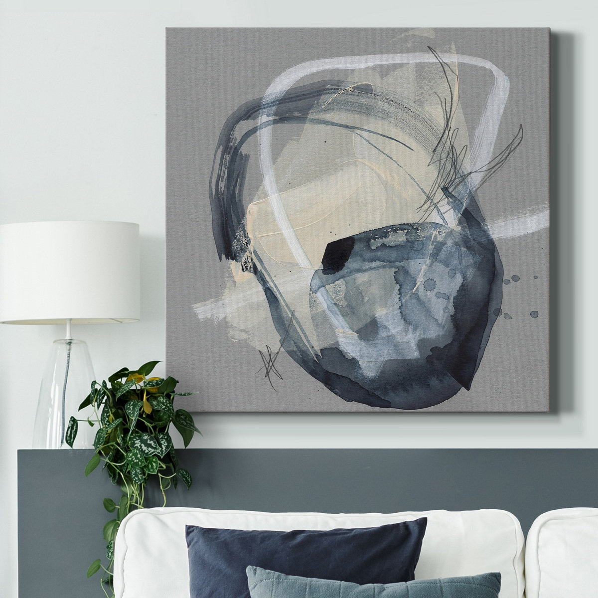 Orren Ellis Tandem Loops I-Premium Framed Canvas - Ready To Hang ...