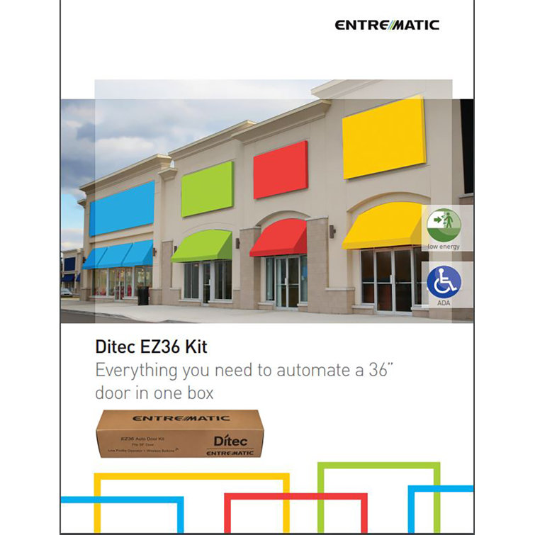Entrematic Ditec Auto Energy Operator Door Kit | Wayfair