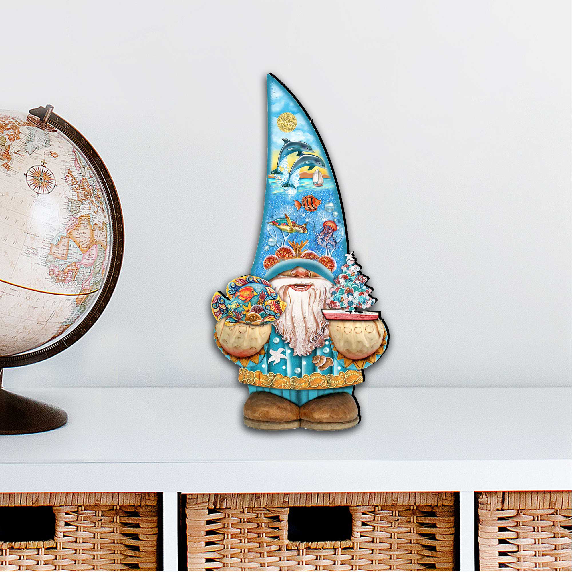 The Holiday Aisle® Coastal Dwarf Wall Decor | Wayfair