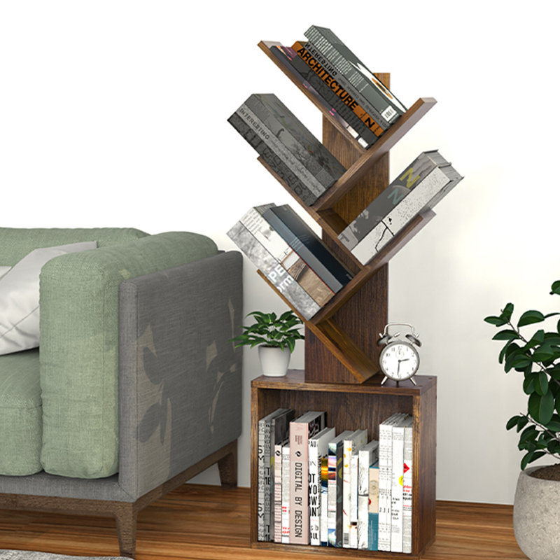 Ebern Designs Selyn Geometric Bookcase & Reviews | Wayfair