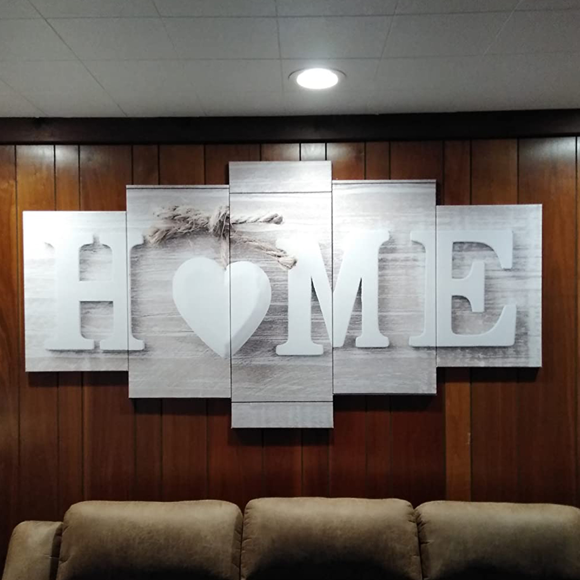 Gracie Oaks Love Sanctuary - 5 Piece Unframed Graphic Art on Canvas (No ...