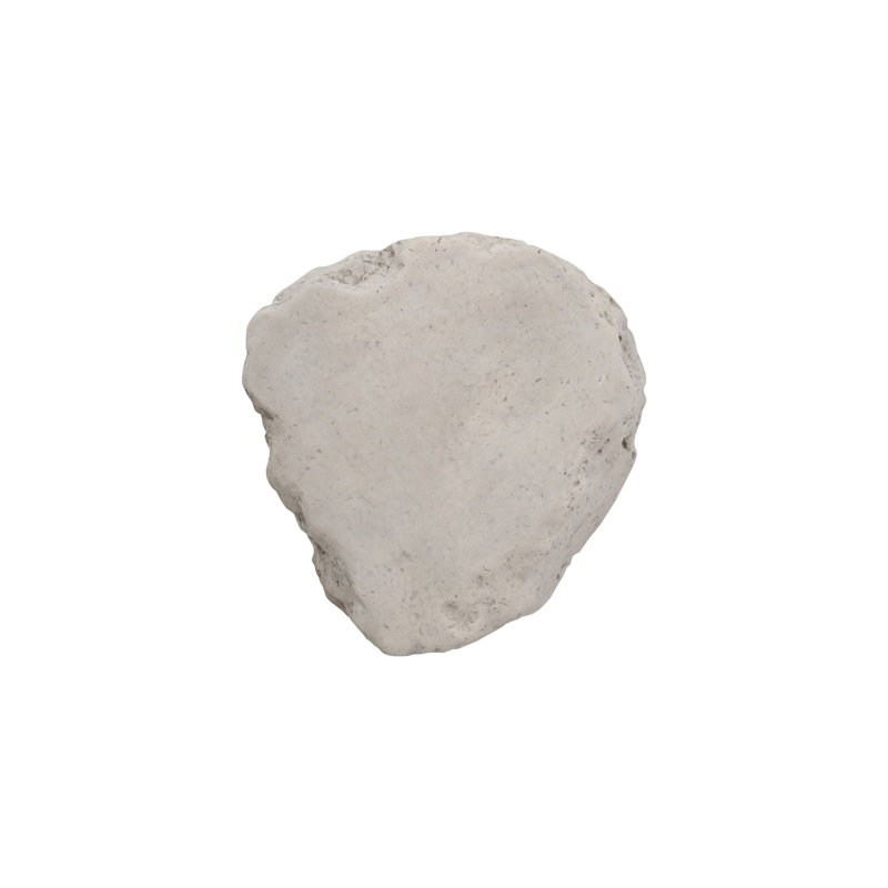 Phillips Collection White Stone Cast Boulder Coffee Table, Roman Stone ...