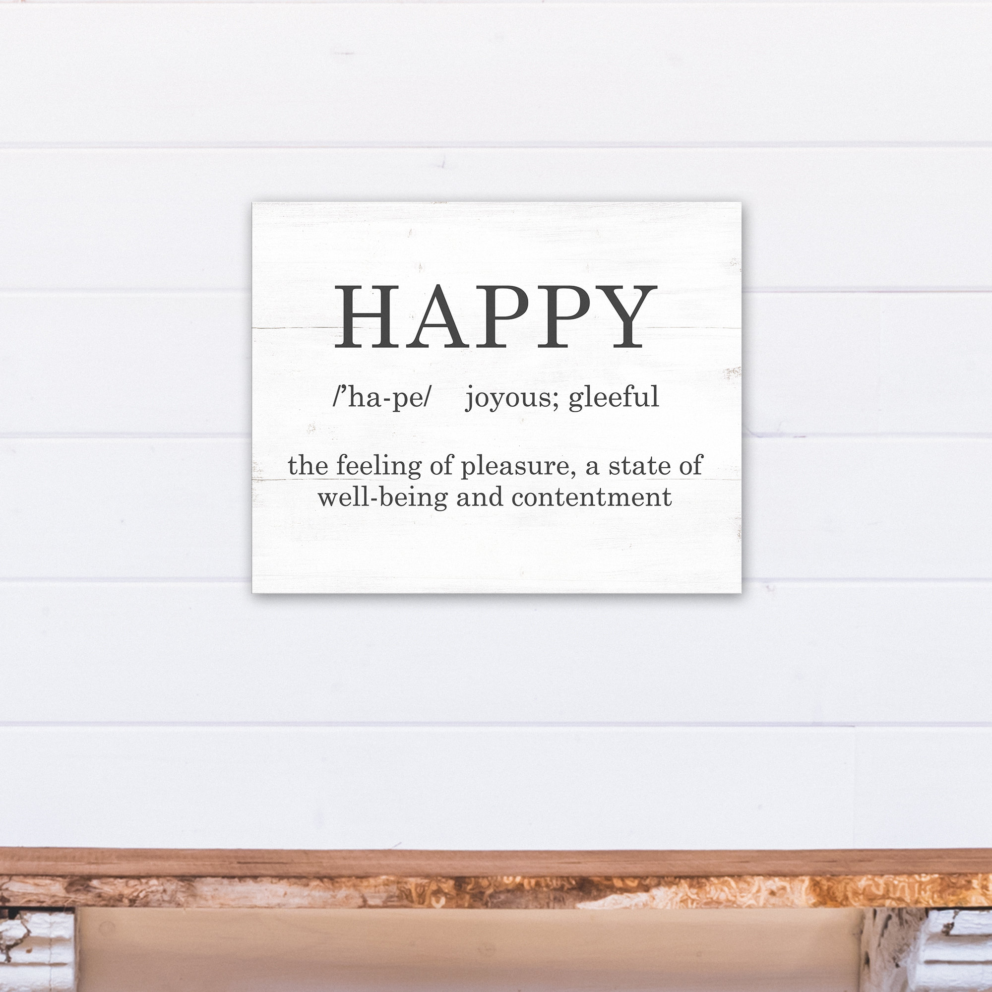 Trinx Happy Definition Print On Canvas - Wayfair Canada