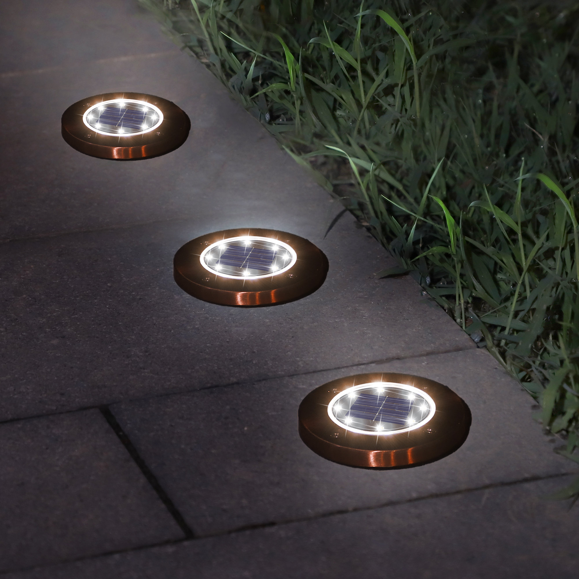 CELLPAK White Solar Powered Pathway Light | Wayfair
