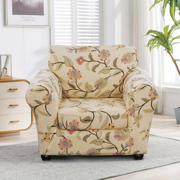 Dakota Fields Printed Sofa Cover High Stretch Sofa Slipcovers 2 Piece ...