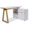 Brayden Studio Belfield 130Cm W L Shaped Writing Desk & Reviews ...