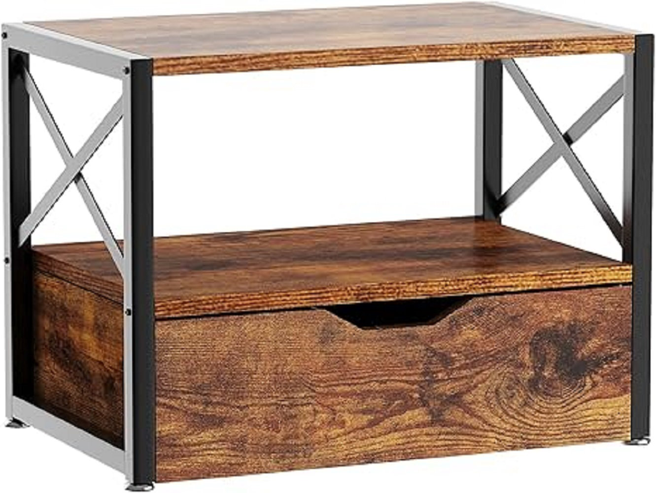 17 Stories 2 Tier Desktop Printer Stand,Multi-Purpose Desk Organizer ...