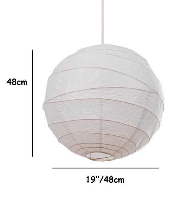 Wayfair Basics™ Irregular Paper Sphere Pendant Shade & Reviews ...