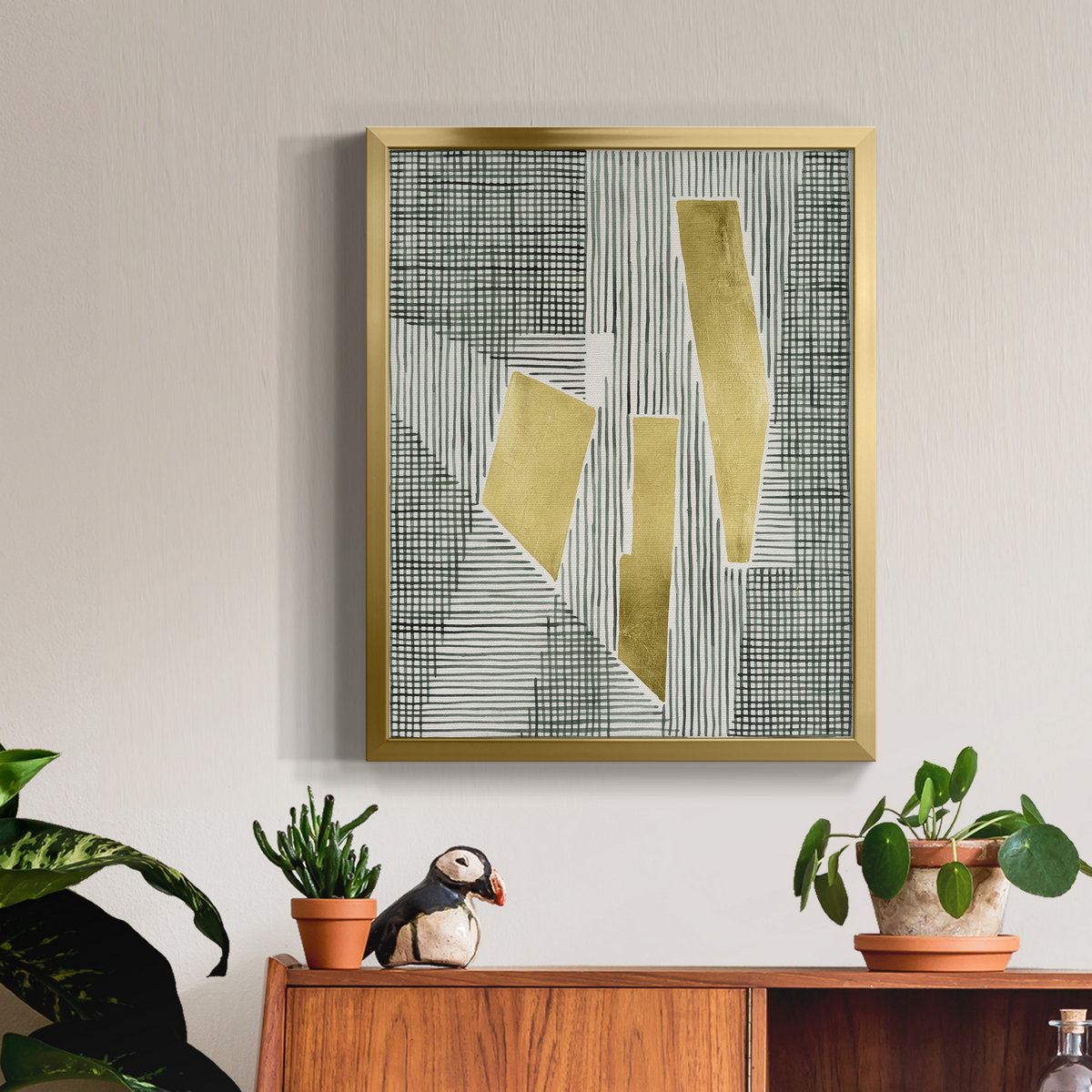 Everly Quinn Shadow Screen I- Premium Framed Canvas - Ready To Hang ...