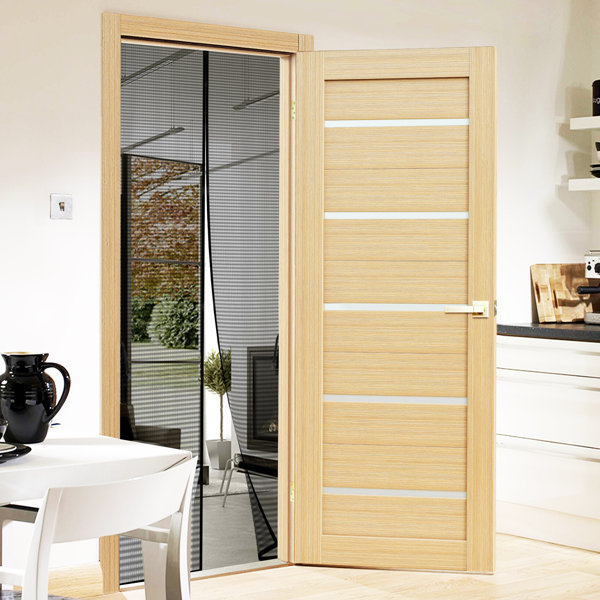 Luxdecor Magnetic Polyester Fiber Screen Door - Fits Door Size 38" x 82 ...