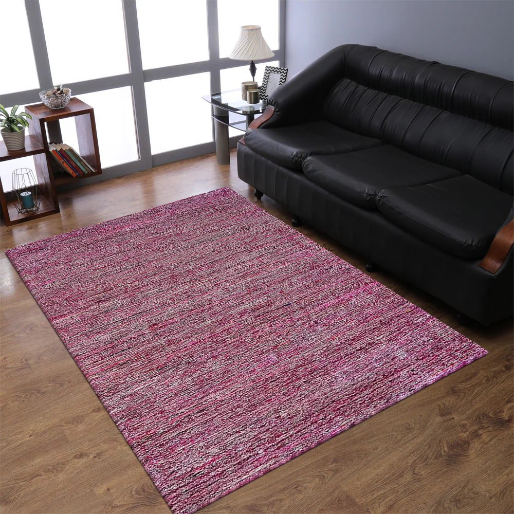 Longshore Tides Vivaan Hand-Knotted Silk/Wool Area Rug - Red & Pink ...
