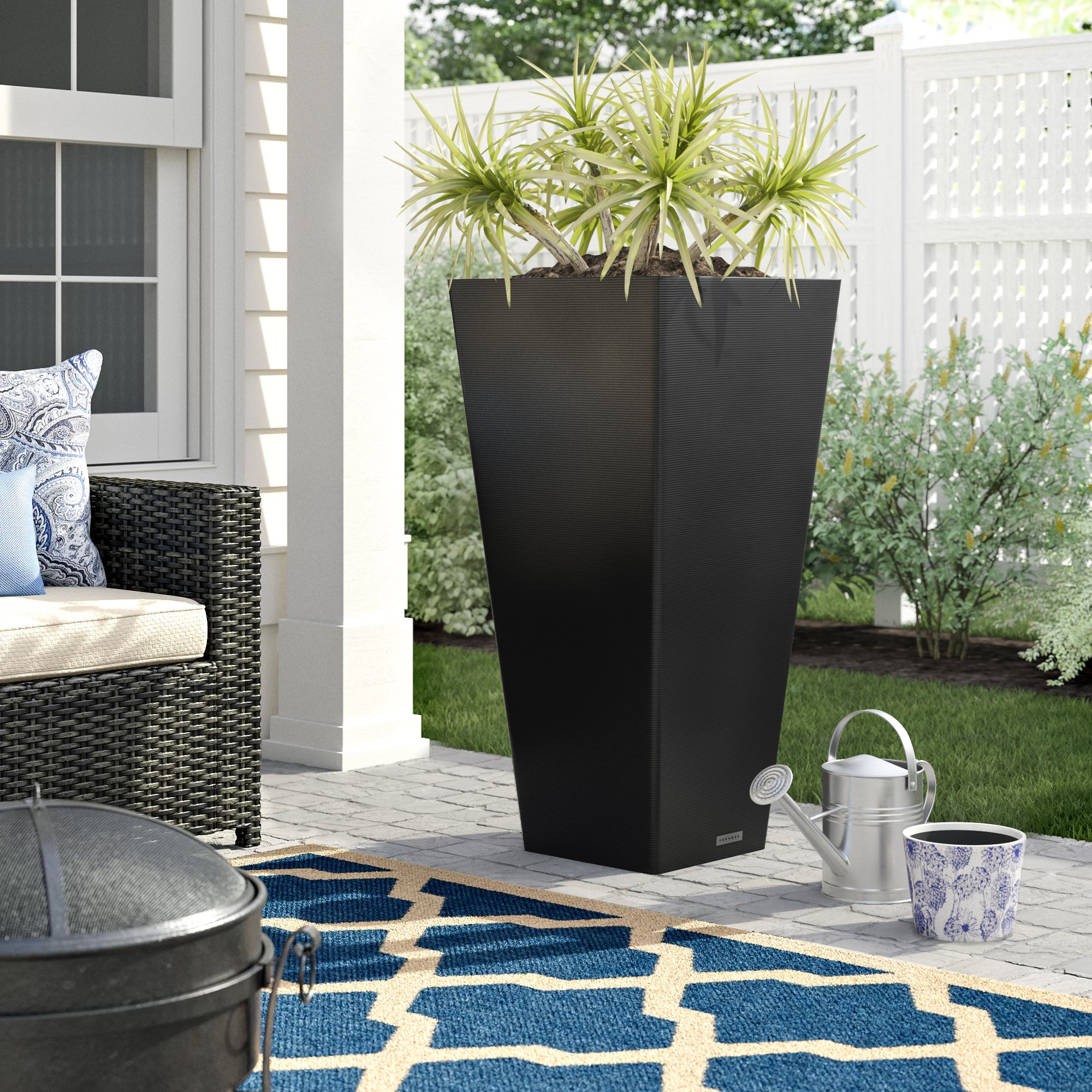Veradek Pro Series Column Forty Planter & Reviews | Wayfair