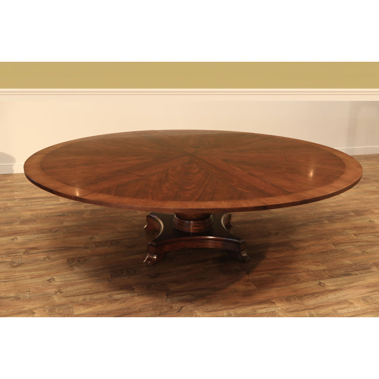 AP Exclusives Round Mahogany Wood Dining Table | Perigold