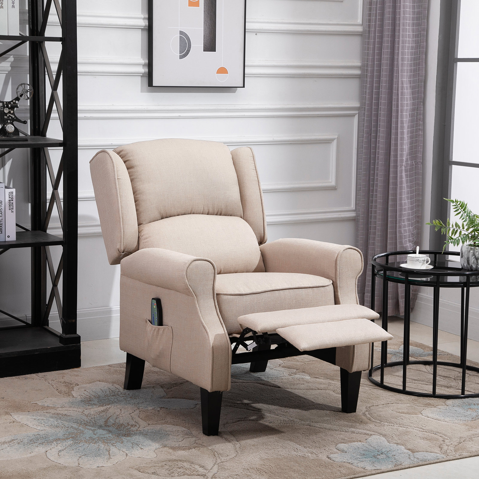 Red Barrel Studio® Taiyo 30.75'' Wide Manual Club Recliner with ...
