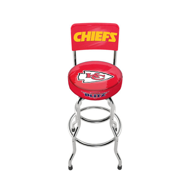 Arcade 1Up Kansas City Chiefs NFL Blitz High Back Adjustable Swivel ...