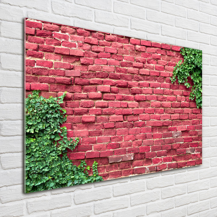 Ebern Designs Brick Wall - No Frame Art Prints on Glass | Wayfair.co.uk
