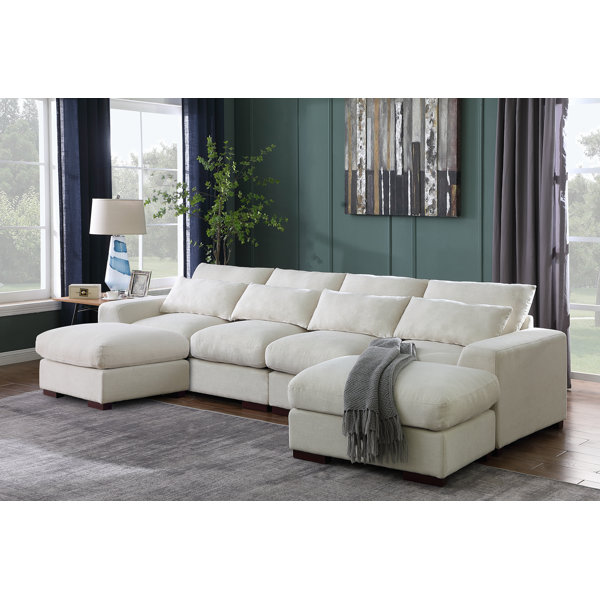 Latitude Run® Aalina 4 - Piece Upholstered Sectional | Wayfair